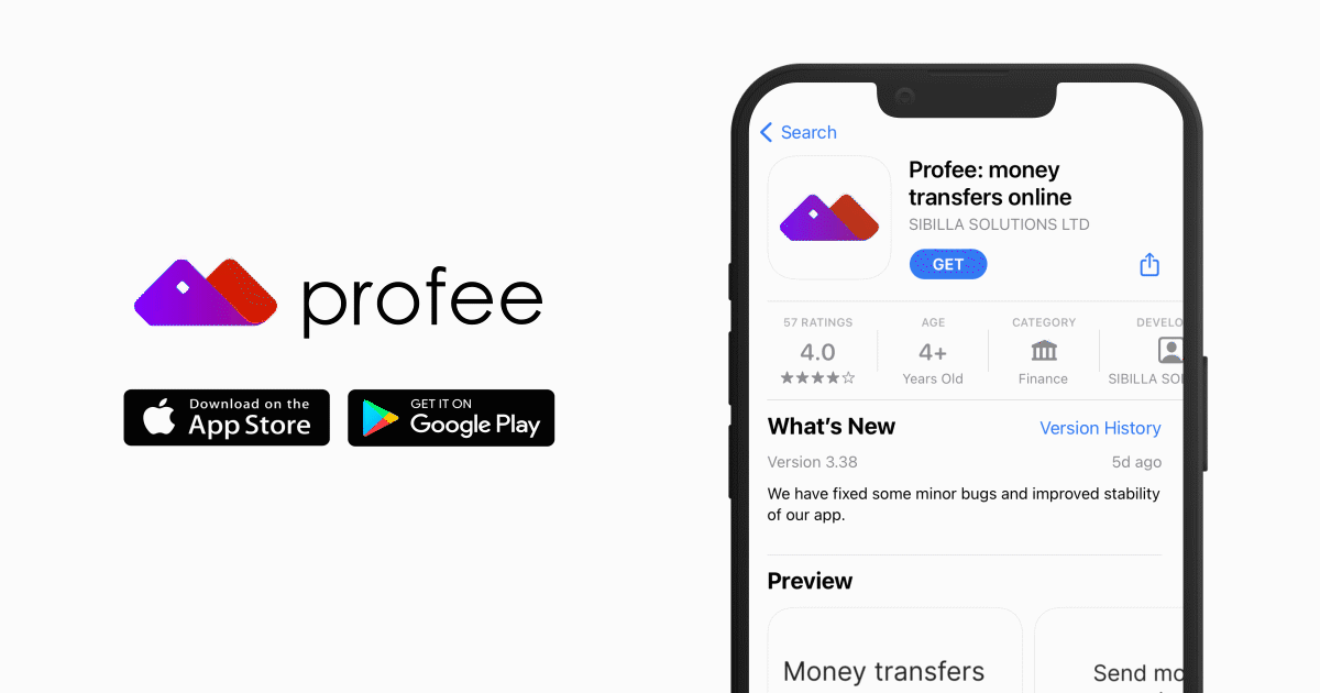 How to send money via Profee mobile app | Profee.com